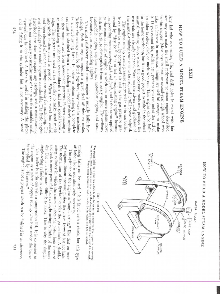Full-Size Steam Engine Plans | PDF | History