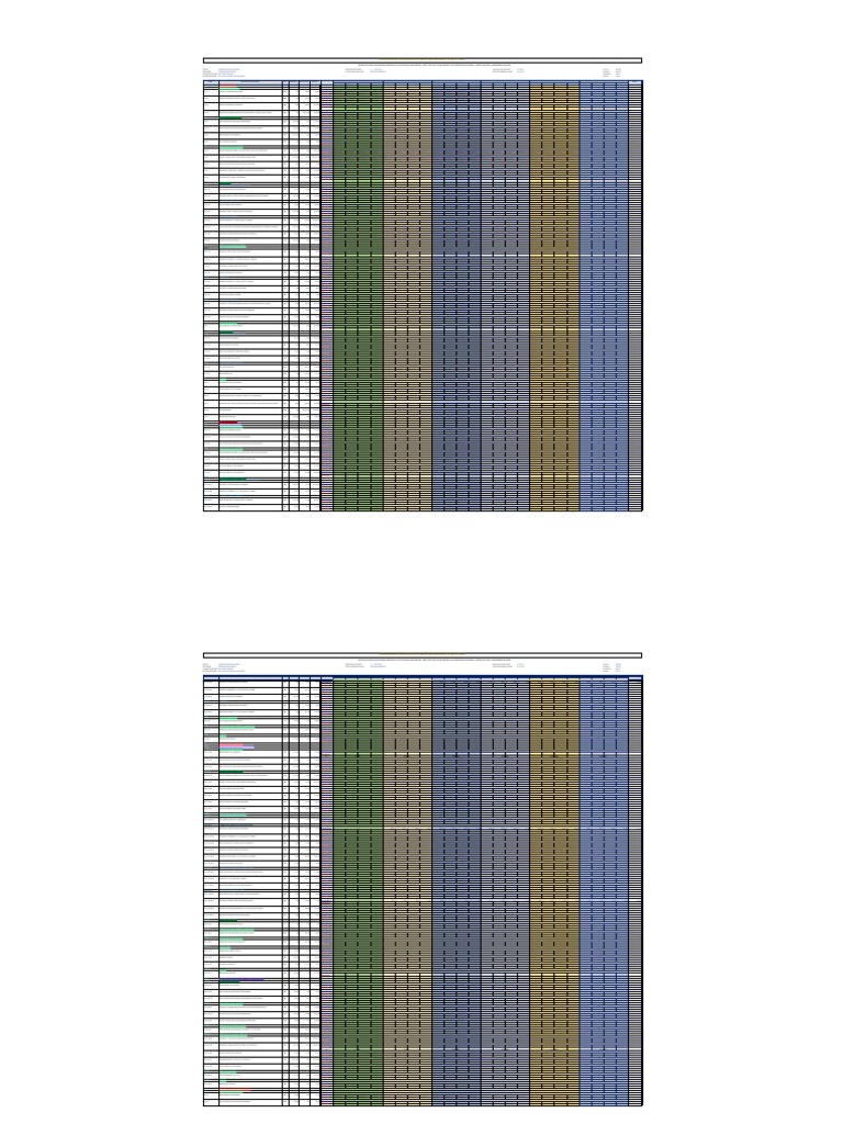 Cronograma Valorizado Programado - Ejecutado | PDF