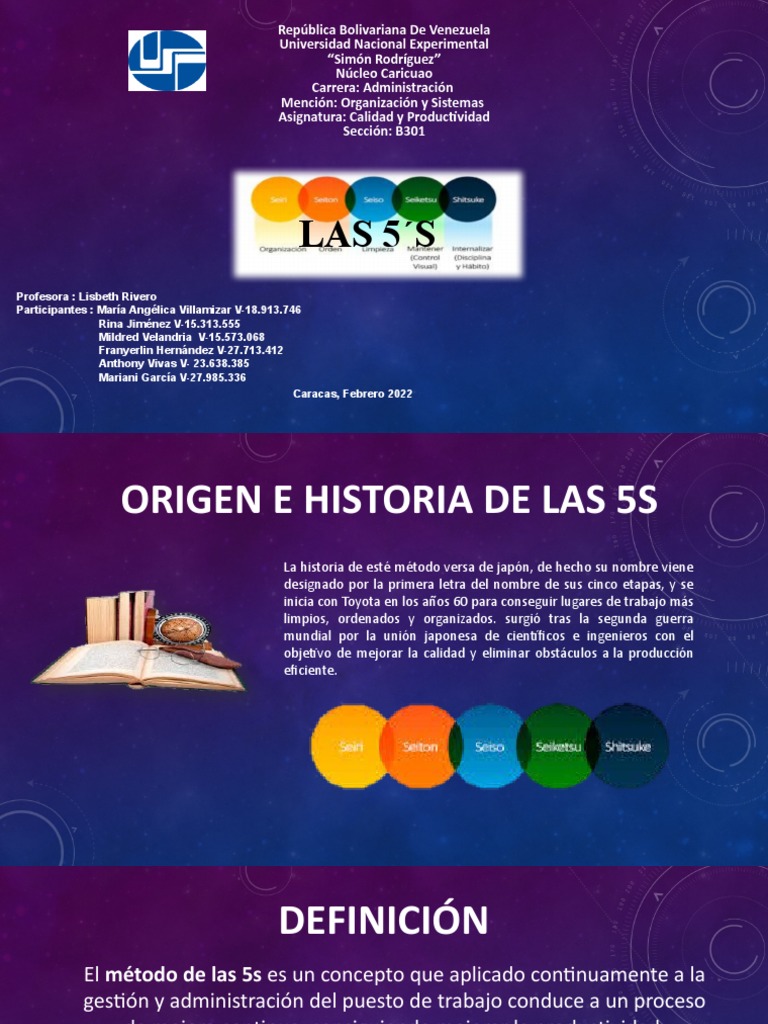 Origen y Beneficios de las 5S | PDF | Business | Economias