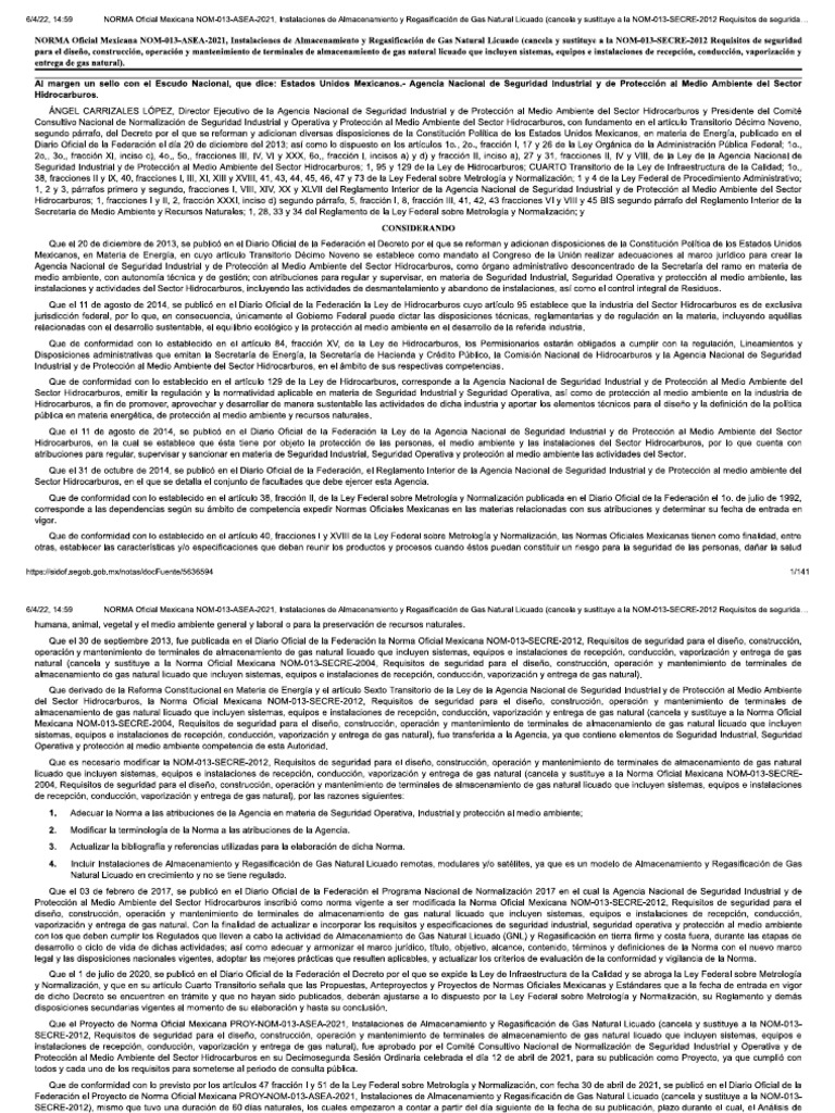 Nom 013 Asea 2021 | PDF