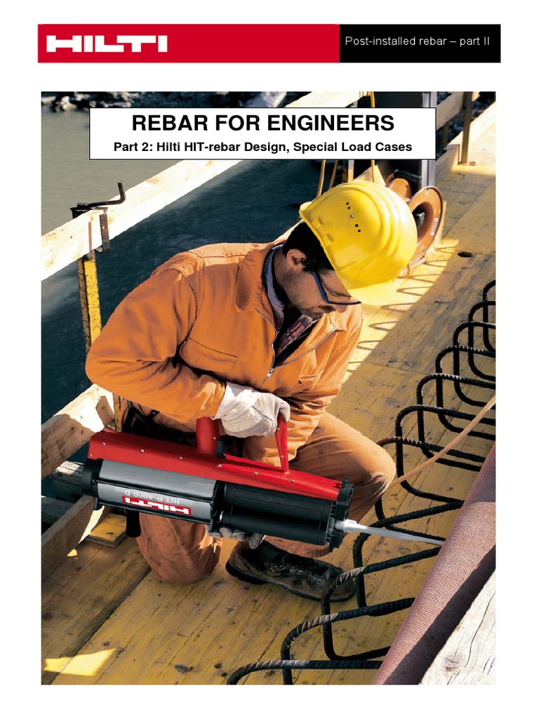 Hilti - Rebar For Engineers - Hit-Rebar Method | PDF | Concrete ...