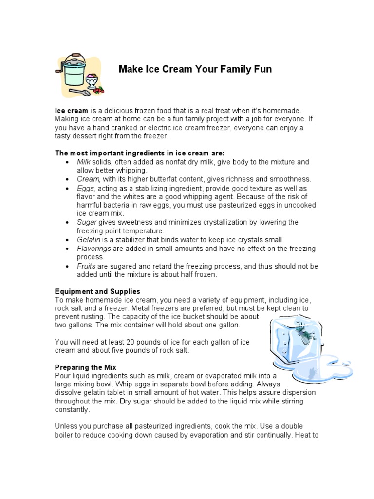 Ice Cream | PDF