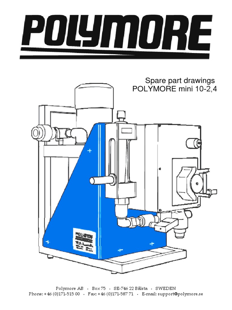 Spare part drawings for POLYMORE mini 10-2,4 | PDF | Mechanical ...