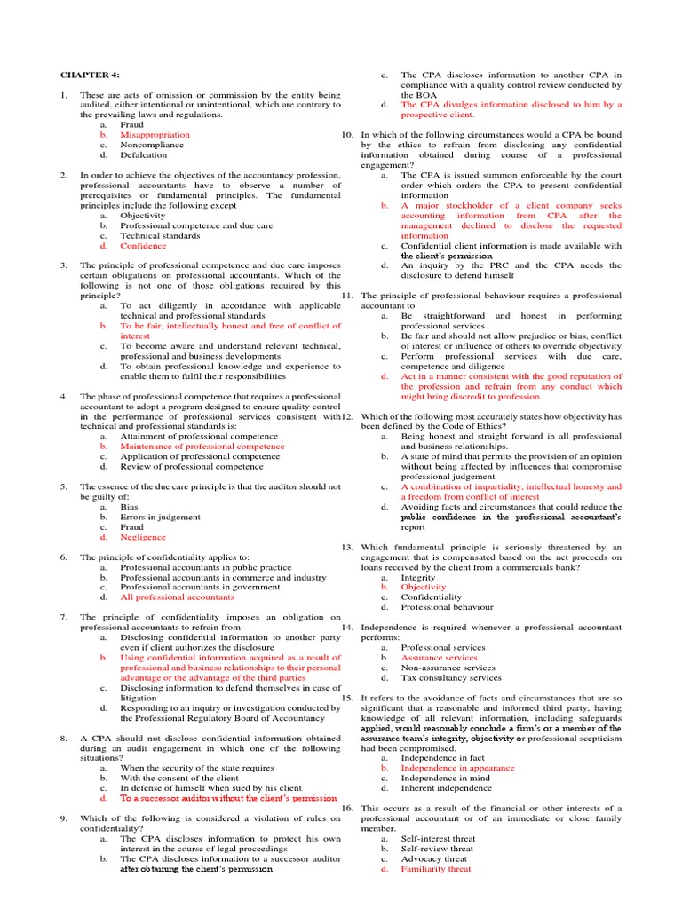 CHAPTER 4 Auditing-Theory-MCQs-by-Salosagcol-with-answers | PDF ...