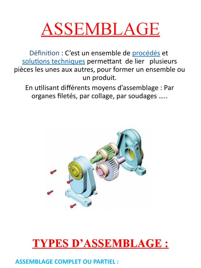 Types et définitions d'assemblage | PDF