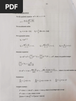 CXC CAPE Pure Mathematics Formulas Sheet | PDF | Mathematical Analysis ...