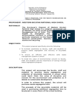 Sample Barangay Project Proposal | PDF | Waste Management | Waste