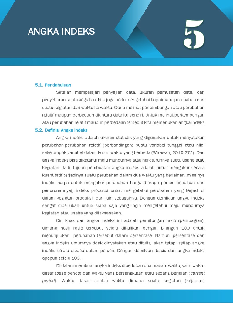 BAB 5 - Angka Indeks Temp | PDF