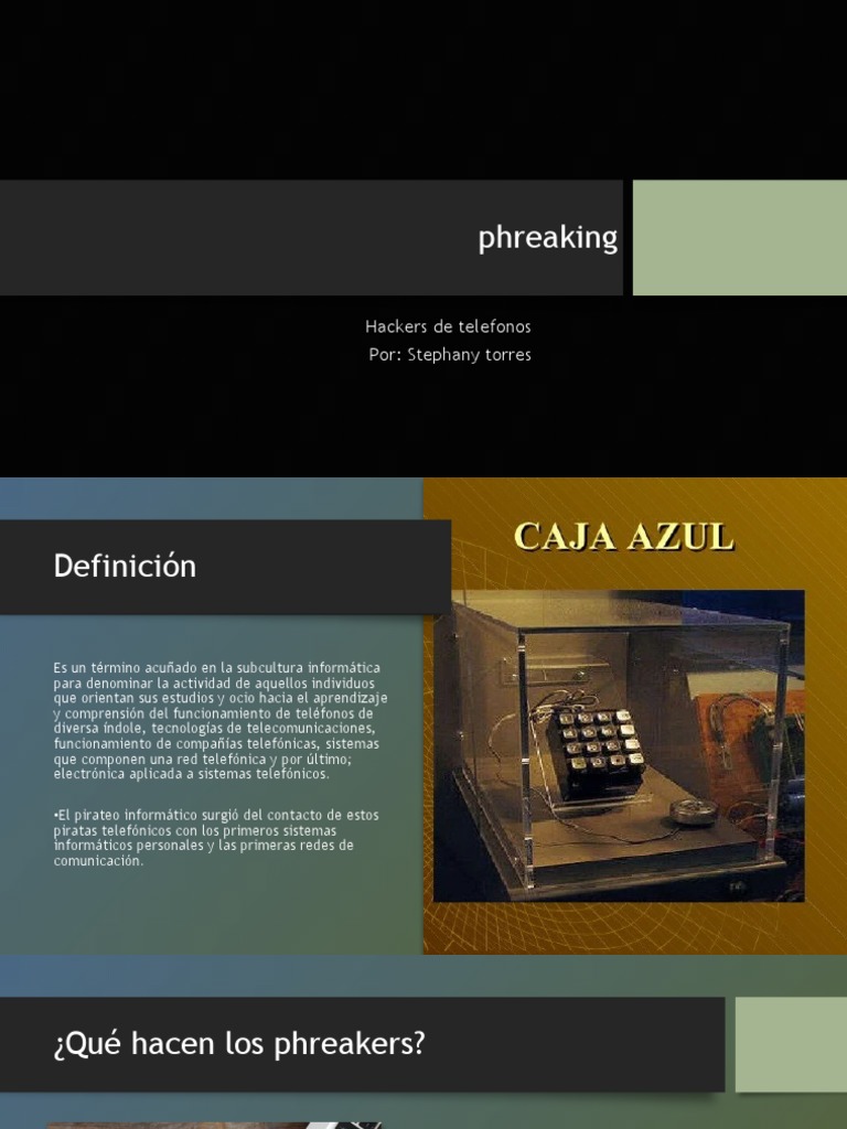 Phreaking: Riesgos y Técnicas Esenciales | PDF | Telecomunicaciones ...