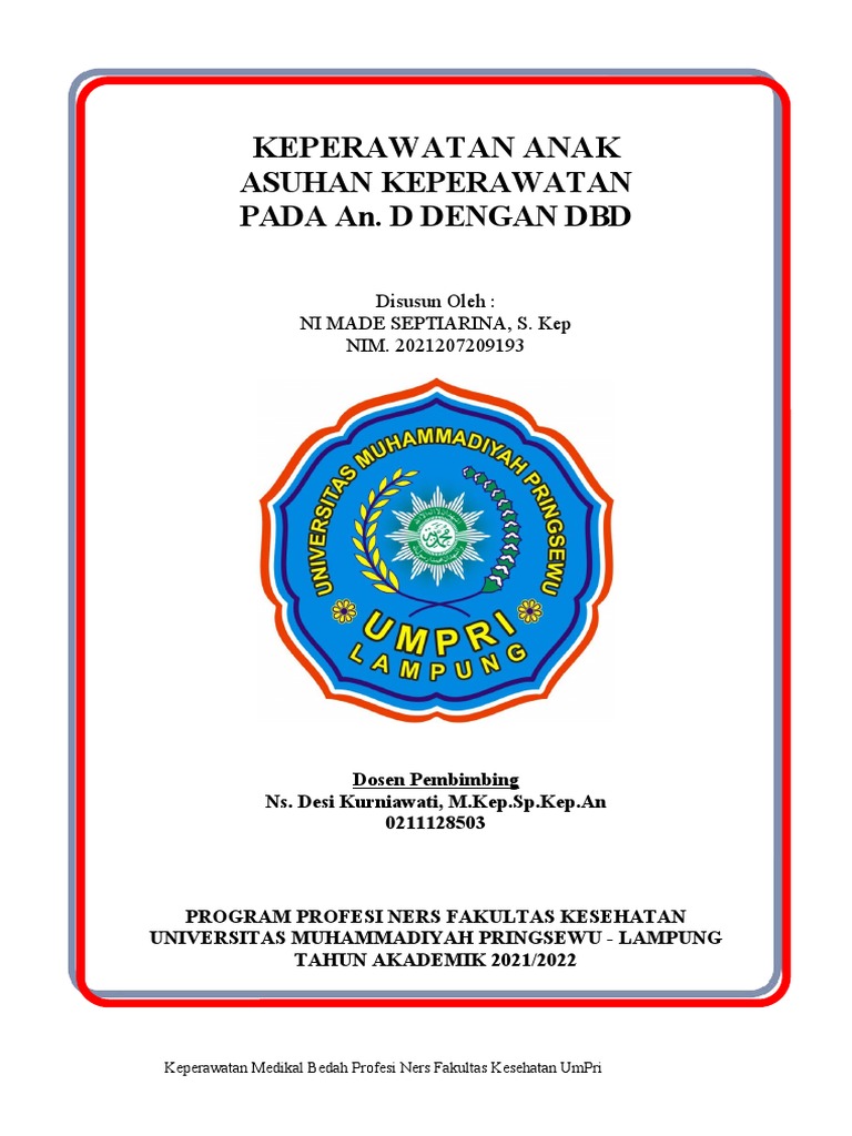 ''Askep DBD Pada Anak ''' | PDF | Kesehatan Holistik