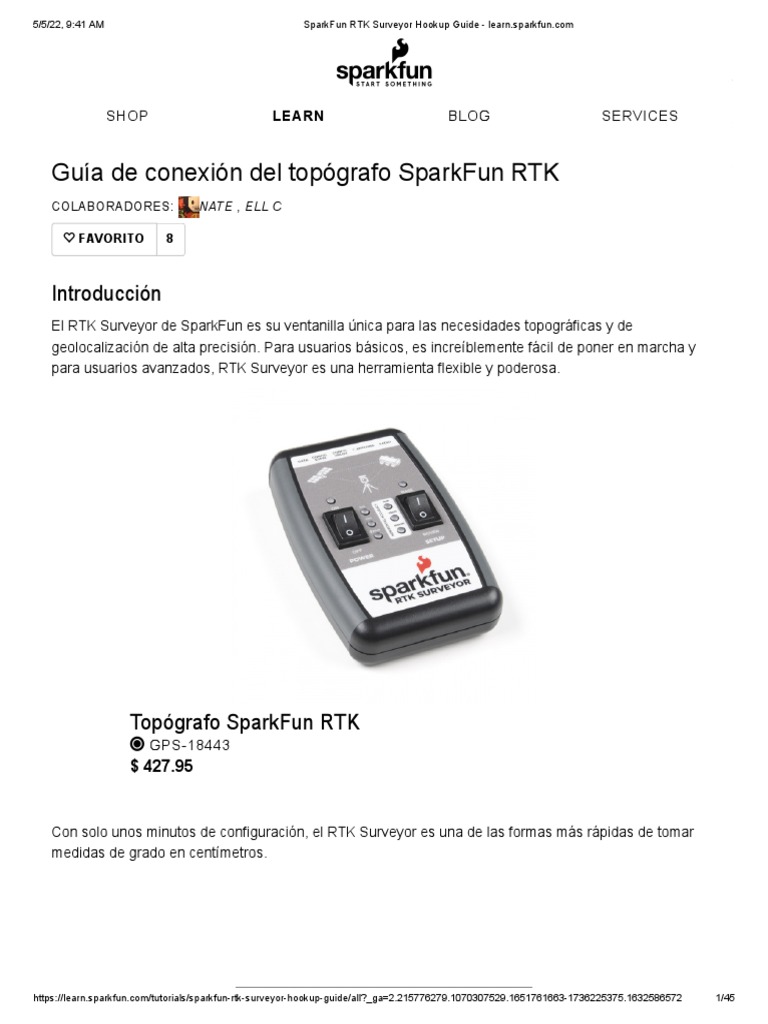 SparkFun RTK Surveyor Hookup Guide | PDF | Hardware de la computadora ...