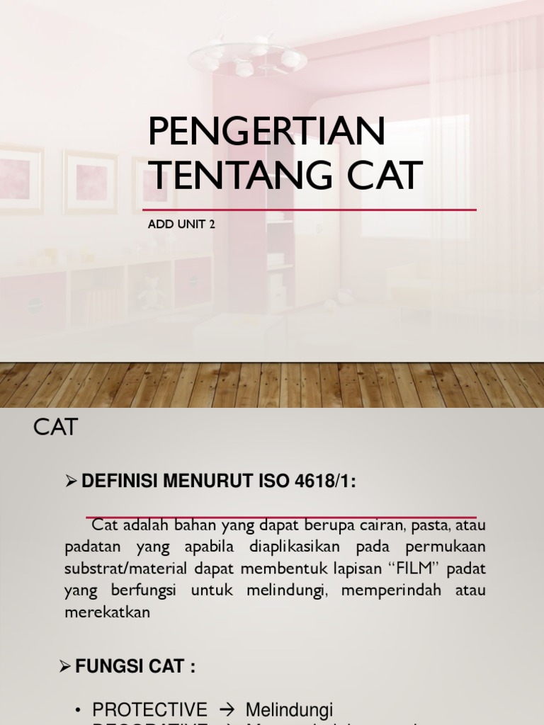 Definisi dan Fungsi Cat dalam Pengecatan | PDF | Teknologi & Rekayasa