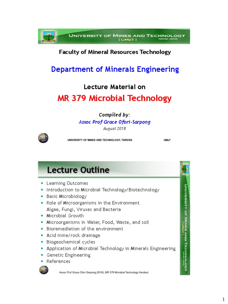 Microbial Technology | PDF | Bacteria | Gram Positive Bacteria