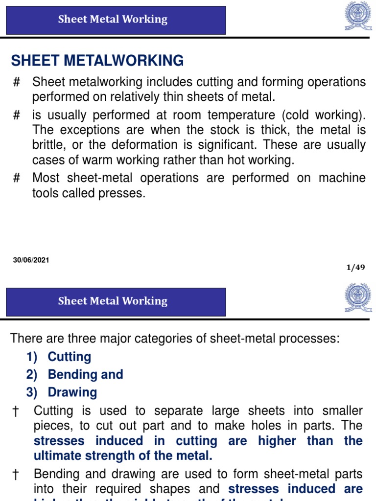 PressWorking S | PDF | Sheet Metal | Fracture