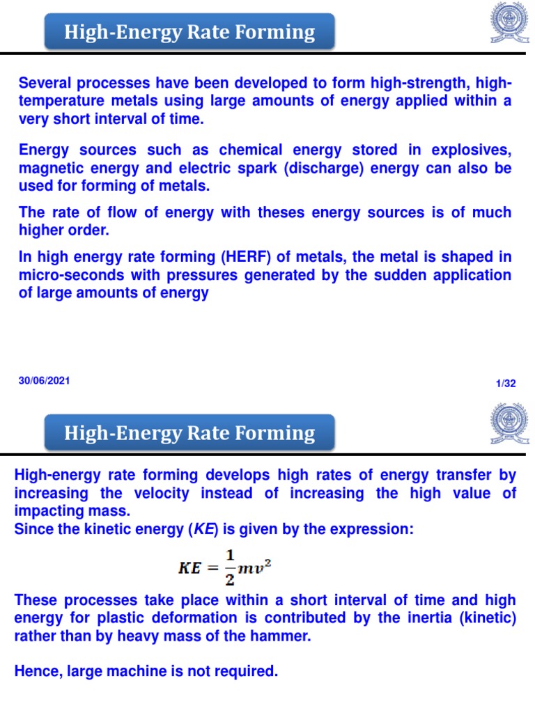 High-Energy Rate Forming | PDF | Inductor | Magnetic Field