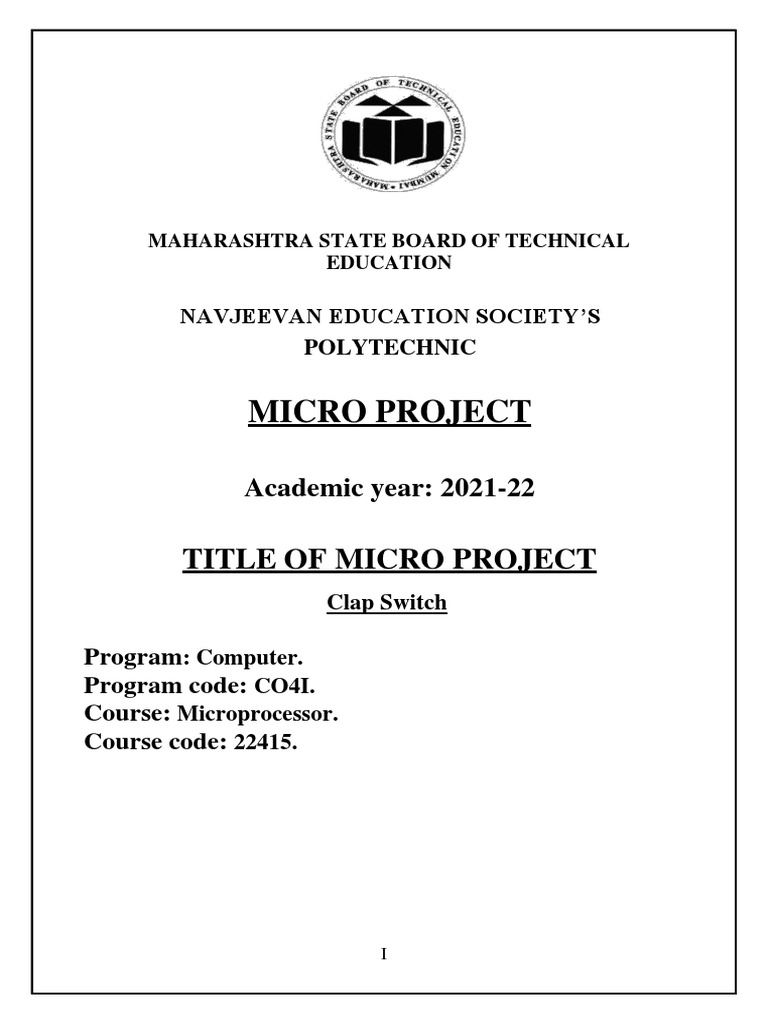 Microprocessor Project Completed 4th Sem | PDF | Assembly Language ...