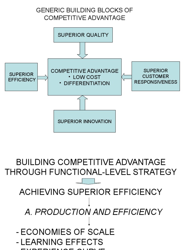 Building Blocks of Competitive Advantage: Achieving Superior ...