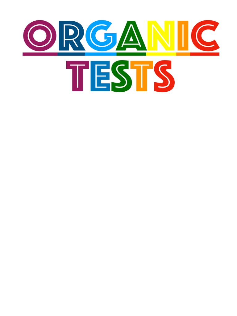 Single Organic Test PDF | PDF | Aldehyde | Amine