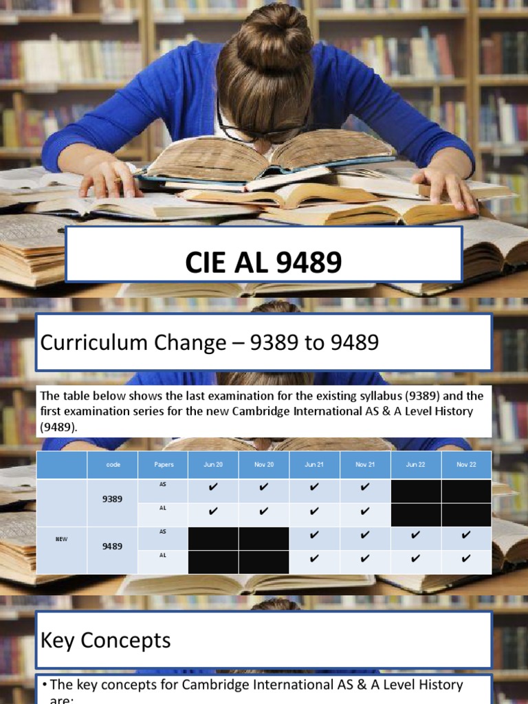 CIE 9489 History Curriculum Overview | PDF | Cold War | Soviet Union