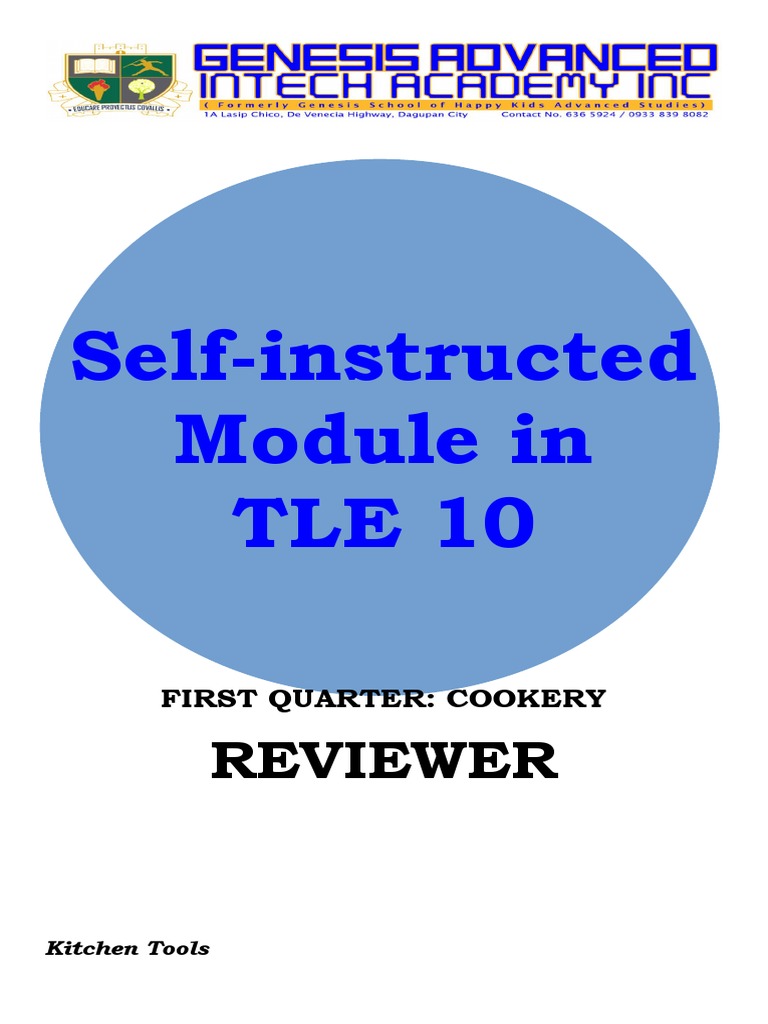 Tle 10 1ST Quarter Reviewer | PDF | Starch | Egg As Food