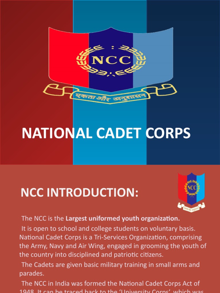 NCC Presentation | PDF | Military | Military Organization