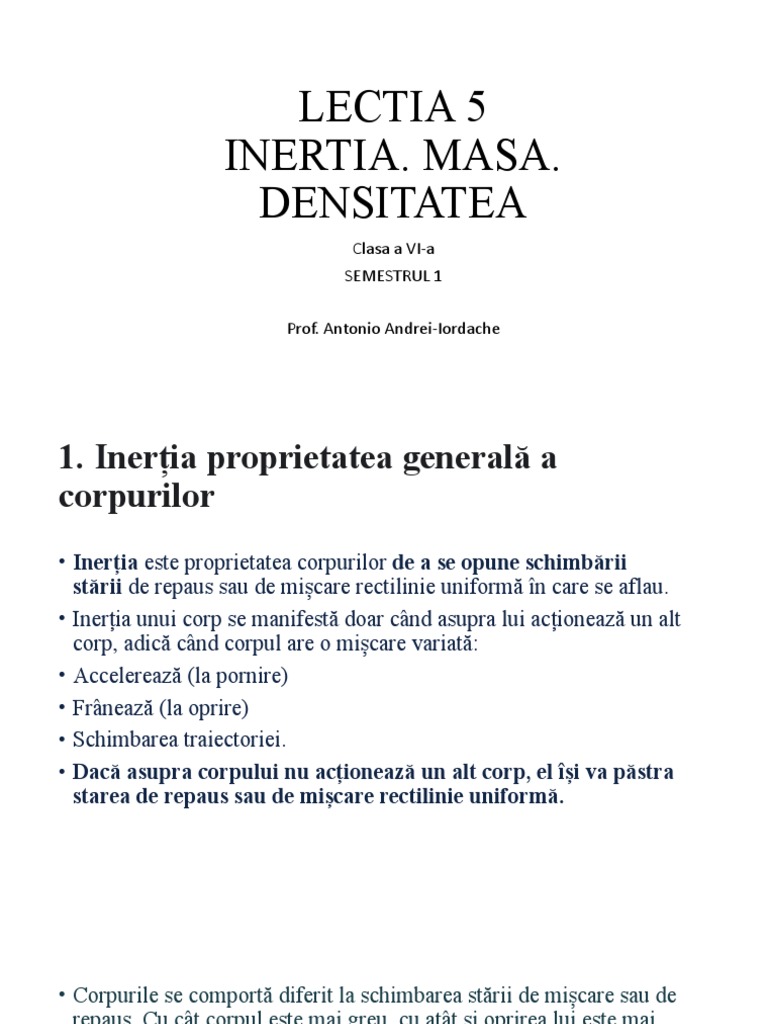 Lectia 5 | PDF