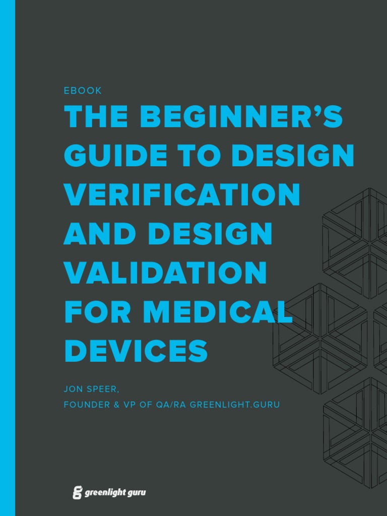 Beginner's Guide To Design Verification and Validation - GG | Download ...