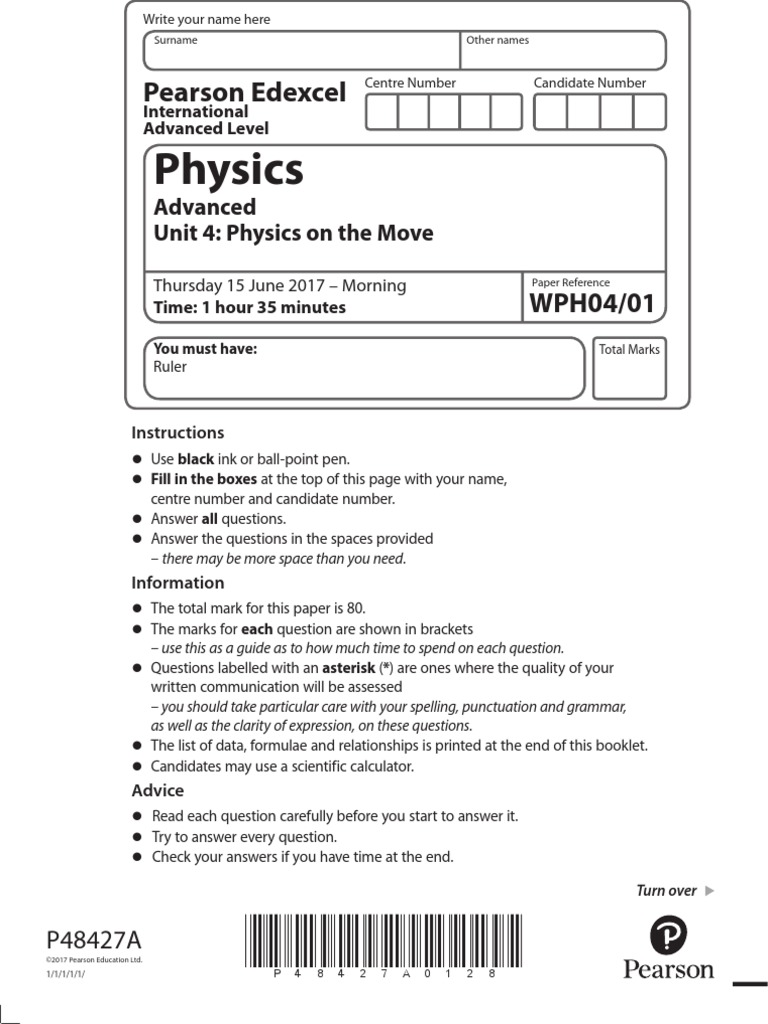 Physics: Pearson Edexcel | PDF | Electron | Momentum
