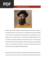 Pagsakop NG Mga Kastila Sa Pilipinas | PDF