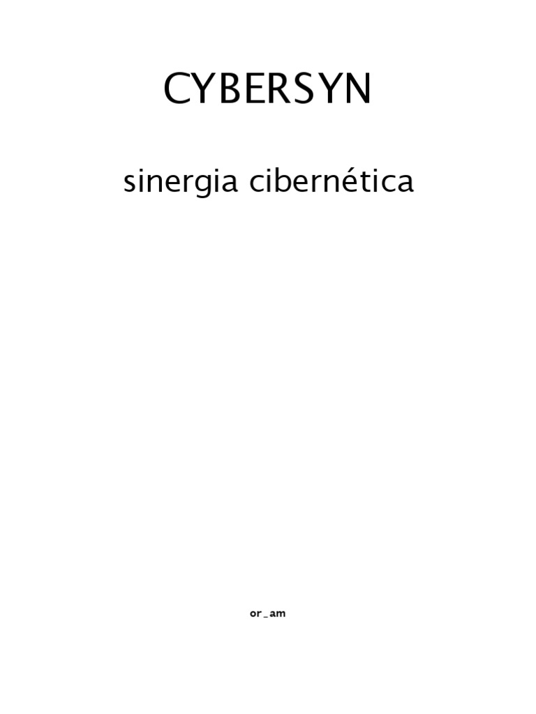 Proyecto Cybersyn: Sinergia Cibernética | PDF | Cognición | Ciencia y ...
