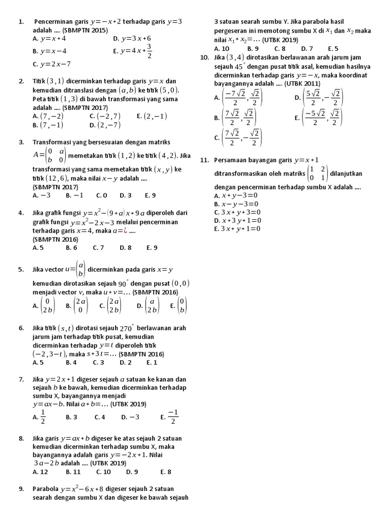 Transformasi Geo - 2 | PDF