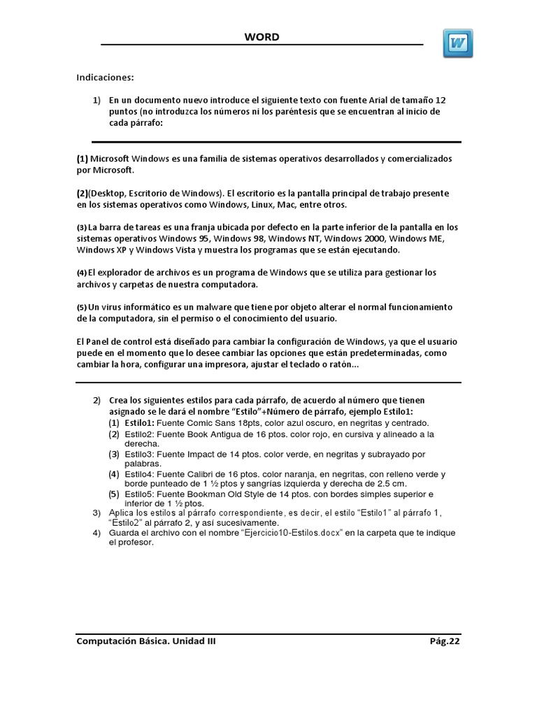 Guía para Formatear Documentos en Word | PDF