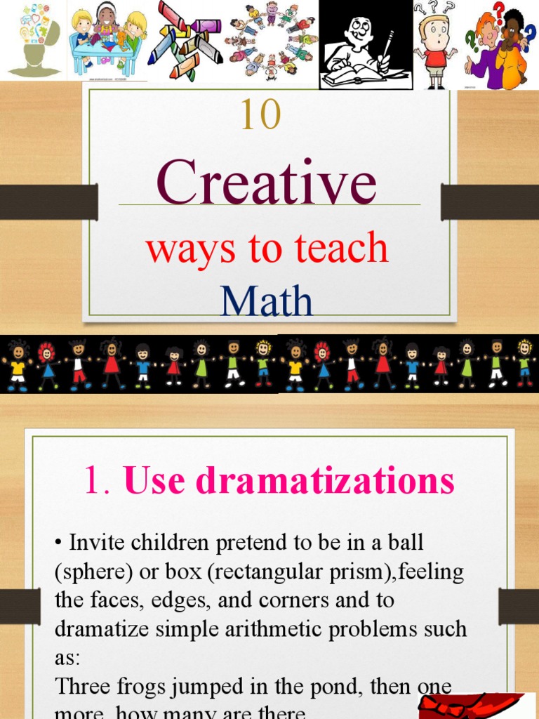 Creative Math Approaches | PDF | Mathematics | Curriculum
