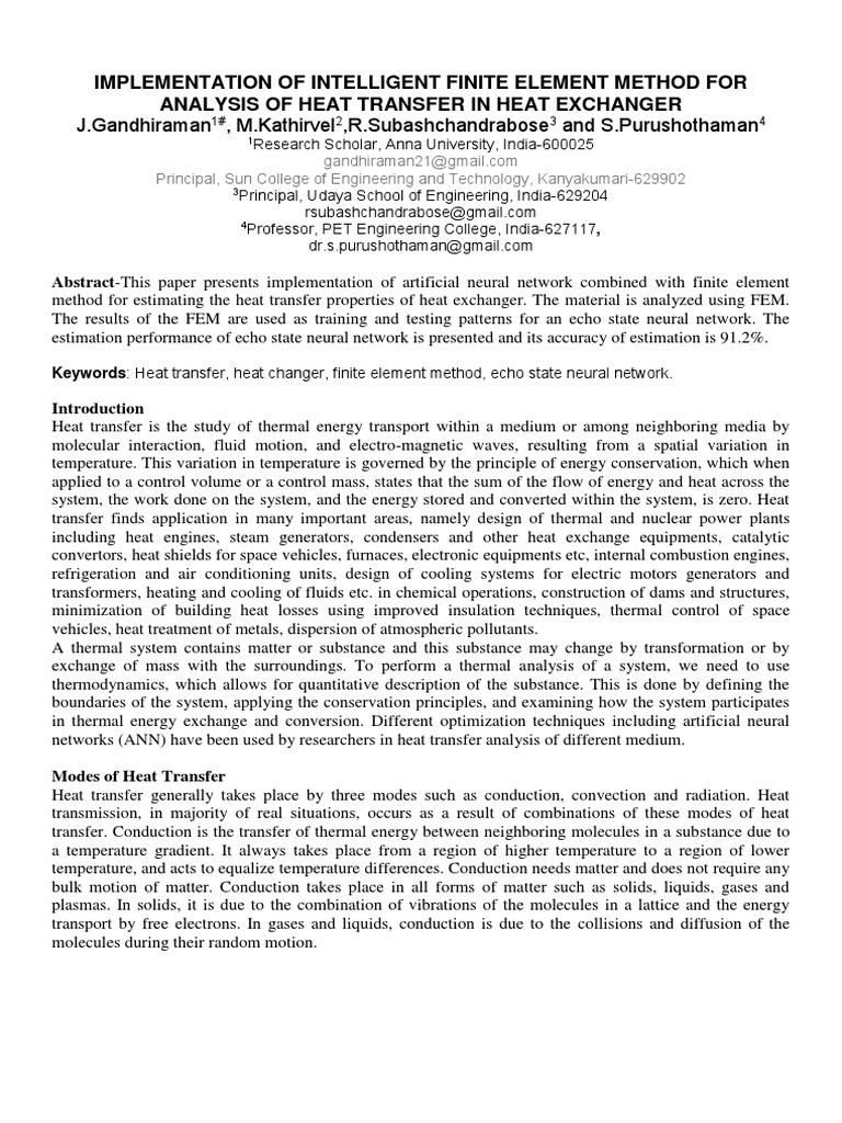 Implementation of Intelligent Finite Element Method For Analysis of ... Implementation of Intelligent Finite Element Method For Analysis of ...