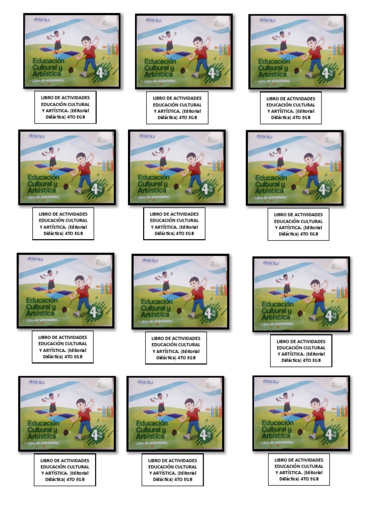 Libro Eca 4to Egb | PDF