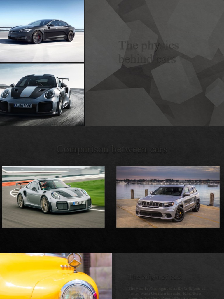 The Physics Behind Cars | PDF | Force | Engines