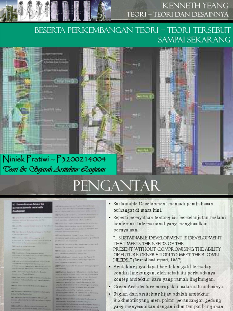 Teori Bioklimatik Kenneth Yeang | PDF