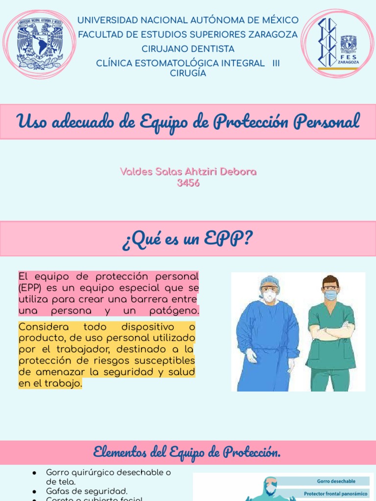 Uso Adecuado de EPP | PDF | Ciencias de la Salud | Especialidades Medicas
