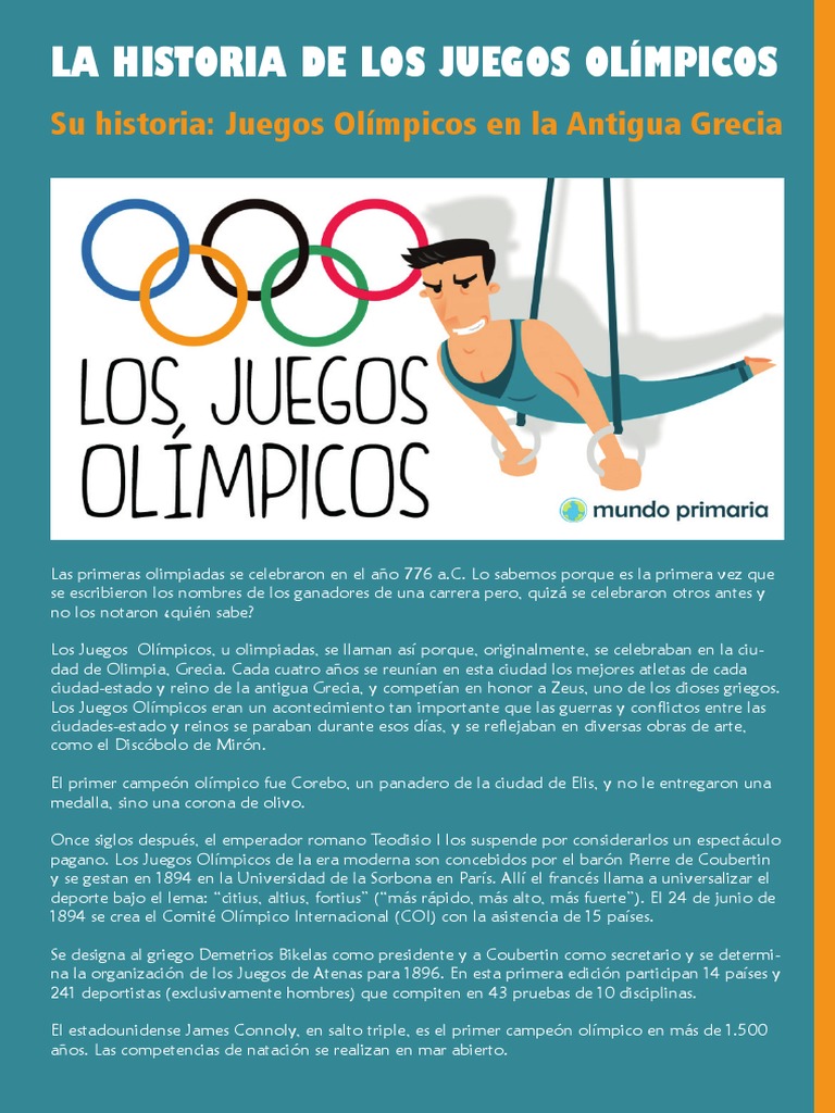 Juegos Olimpicos | PDF | Juegos olímpicos | Juegos olímpicos de invierno