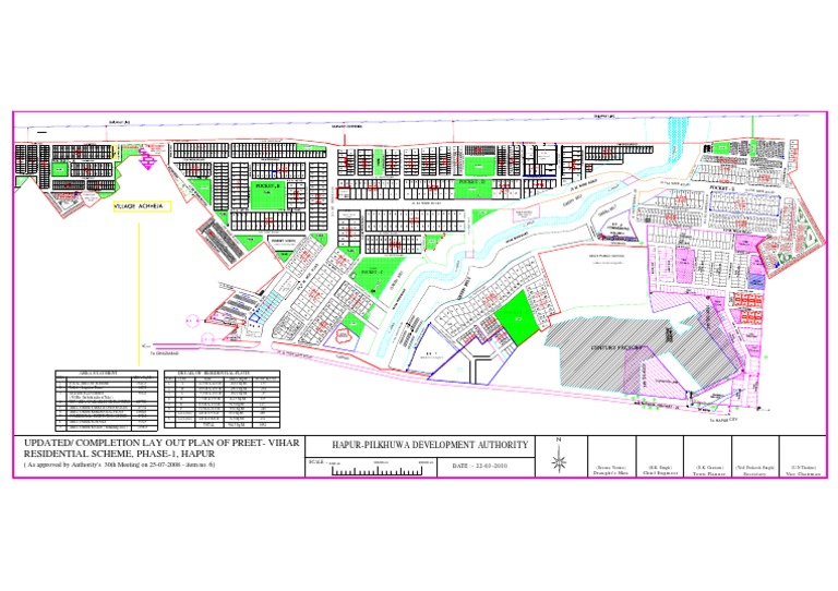 Updated/ Completion Lay Out Plan of Preet-Vihar Residential Scheme ...