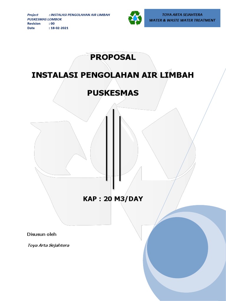 PROPOSAL IPAL Puskesmas Lombok | PDF