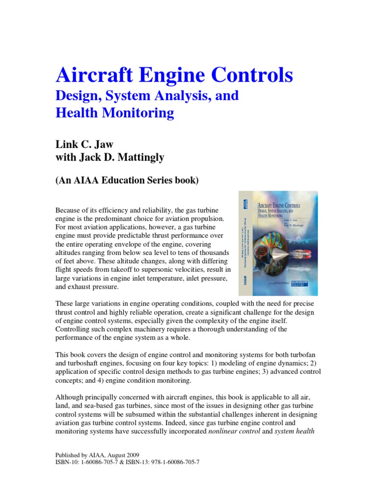Aircraft Engine Control and Monitoring | PDF | Gas Turbine | Engines