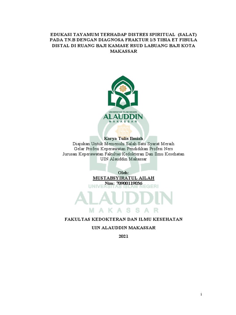 Mustabsyiratul Ailah - 70900119036 | PDF