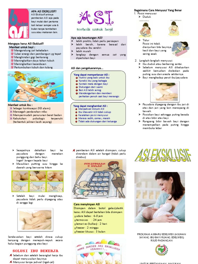 Leaflet ASI Eksklusif Bolak Balik Warna 4 | PDF