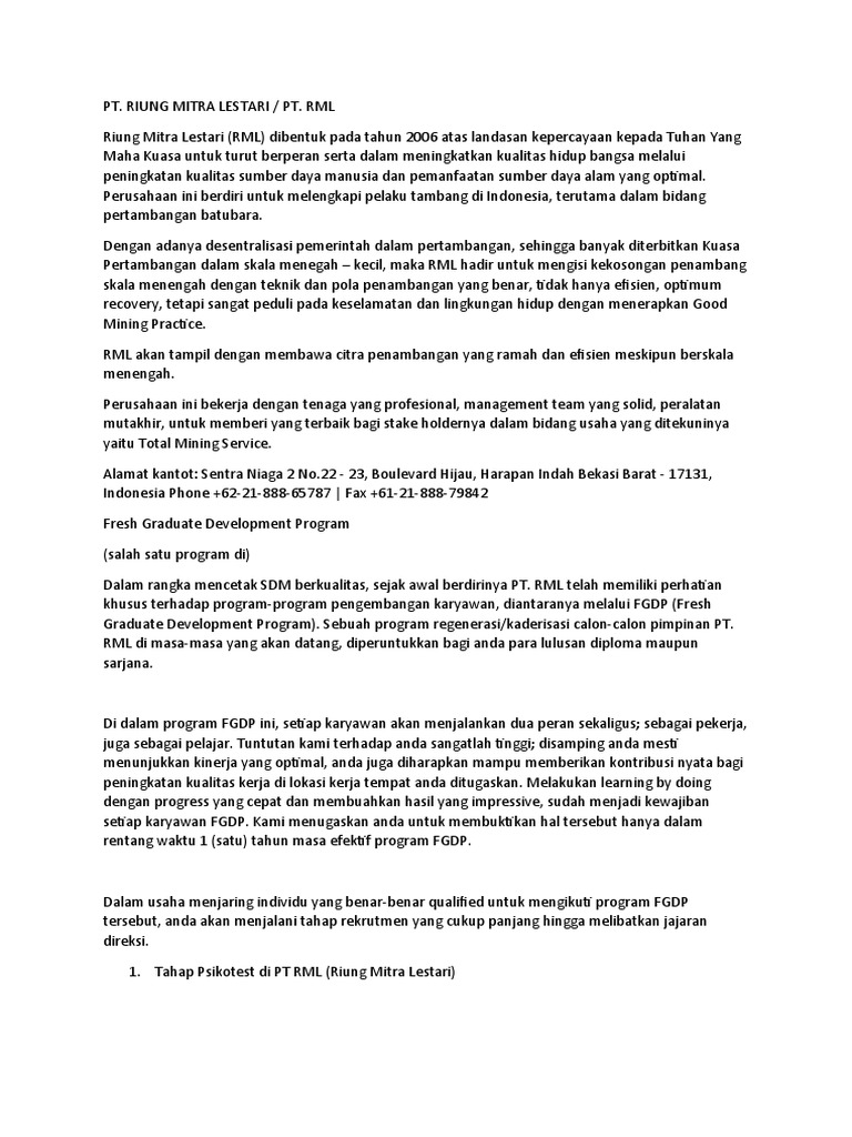 Riung Mitra Lestari Artikel | PDF