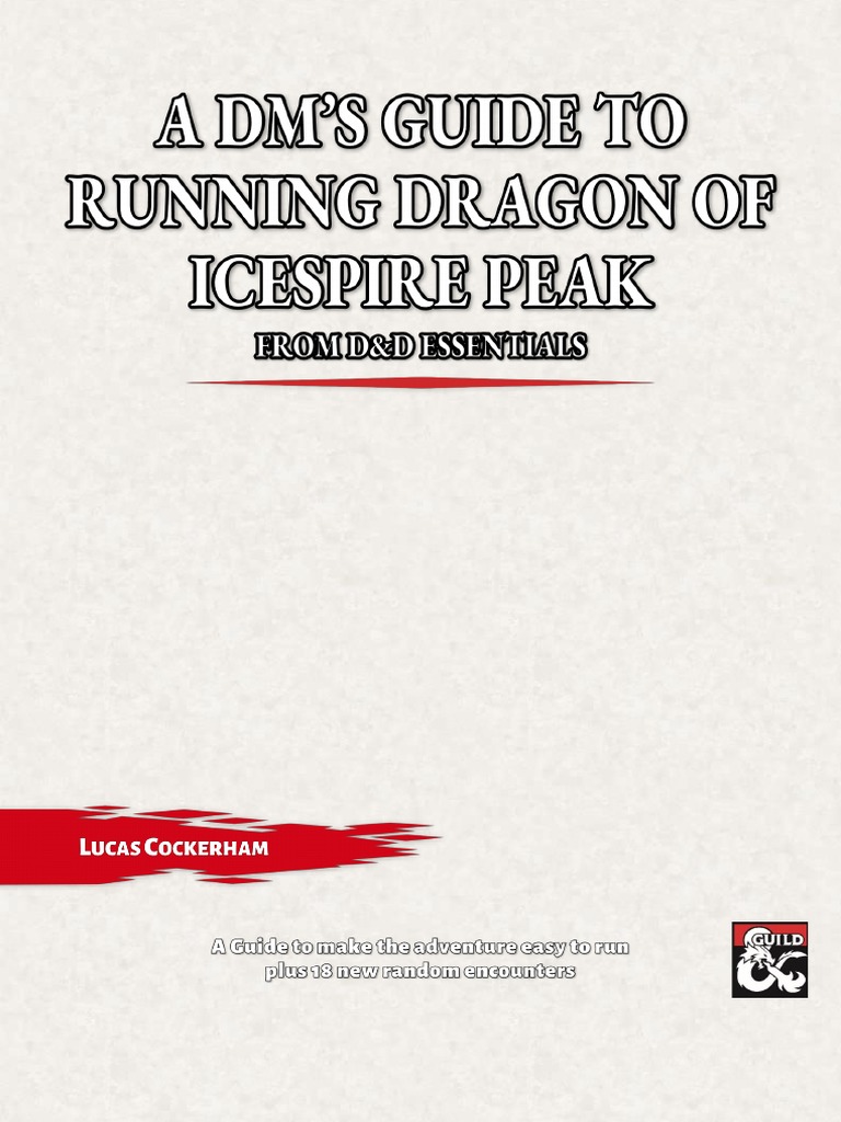 DM's Guide To Dragon of Icespire Peak | PDF | Dungeons & Dragons ...