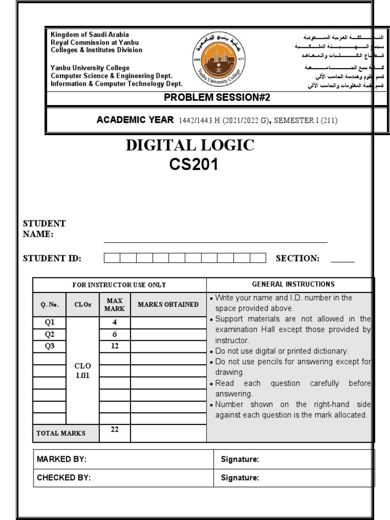 Labsheet - 1 - SEM211 - P2 - Binary Arithmetic | PDF | Binary Coded Decimal | Theory Of Computation