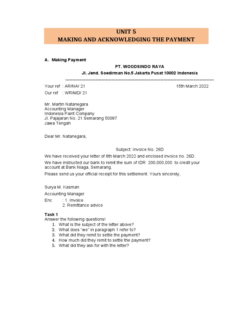 Effective Communication of Payment: A Guide to Creating Clear and ...