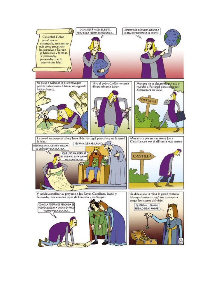 Comic Cristóbal Colón | PDF