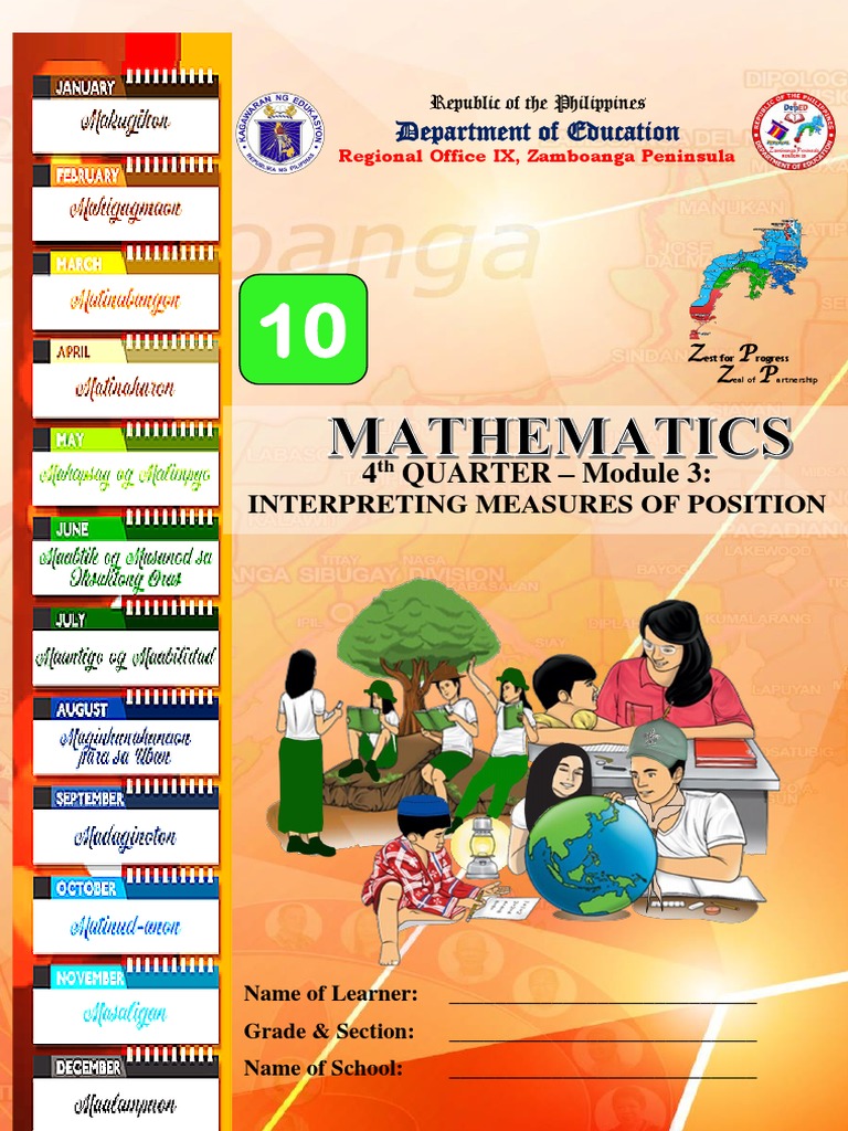 Department of Education: Interpreting Measures of Position | Download ...